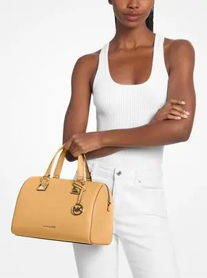 Michael Kors Grayson Medium Pebbled Leather Duffel Bag