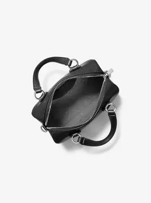 Michael Kors Grayson Small Pebbled Leather Crossbody Bag - Black