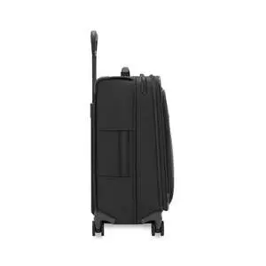Briggs & Riley 24" Checked Expandable Spinner Suitcase - Black