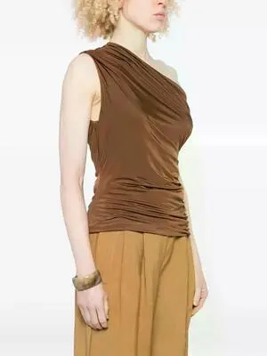 MARSEM One-shoulder Top - Brown