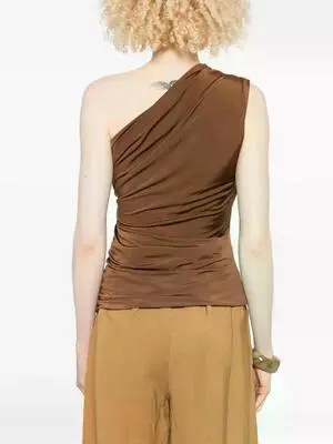 MARSEM One-shoulder Top - Brown