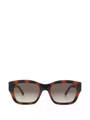 FERRAGAMO Square-frame Sunglasses - Brown