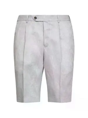 Pt Torino Box Pleat Shorts For Men