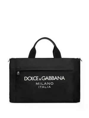 Dolce & Gabbana Logo Print Shoulder Bag