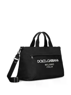 Dolce & Gabbana Logo Print Shoulder Bag