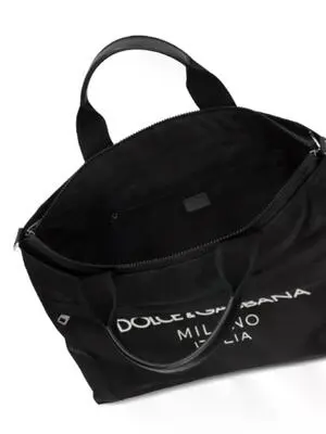 Dolce & Gabbana Logo Print Shoulder Bag