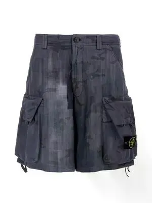 Stone Island Camouflage Bermuda Shorts