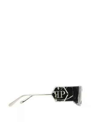 Philipp Plein Marble Rectangle Sunglasses
