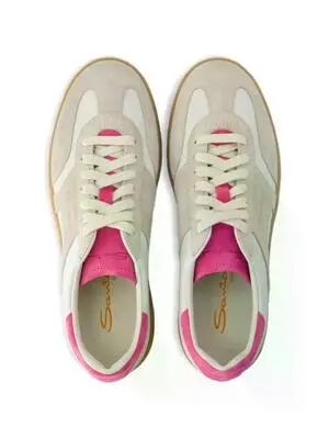 Santoni Olympic Lace-up Sneakers - Neutrals