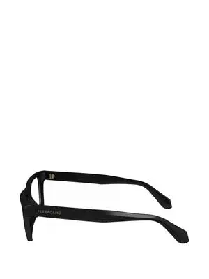 FERRAGAMO Square Full-rim Eyeglasses - Black