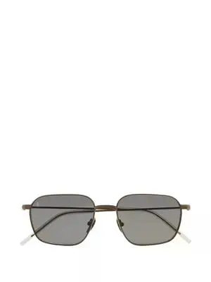 KALEOS Rectangle-frame Sunglasses - Brown
