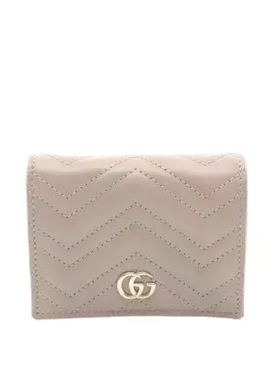 Gucci 2016-2026 Gg Marmont Wallet Small Wallets - Neutrals