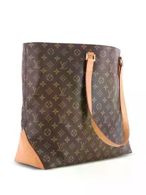 LOUIS VUITTON Cabas Alto Monogram Canvas Tote Bag - Brown