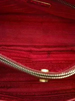 Prada Medium Saffiano Lux Galleria Satchel - Red
