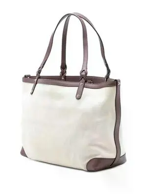 Gucci Canvas Craft Tote Bag