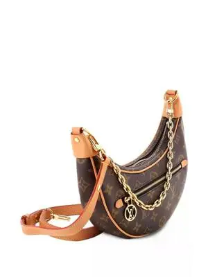 LOUIS VUITTON Loop Handbag Monogram Canvas Hobo Bag