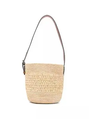 Manebí Woven-raffia Shoulder Bag