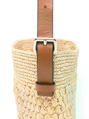 Manebí Woven-raffia Shoulder Bag