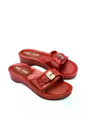 Melissa X Scholl Pescura-heel Slides - Red