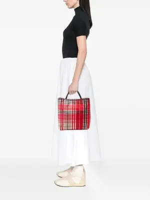 Burberry House Check Canvas Tote Bag