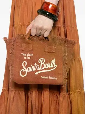 MC2 SAINT BARTH Mini Vanity Frayed Shoulder Bag