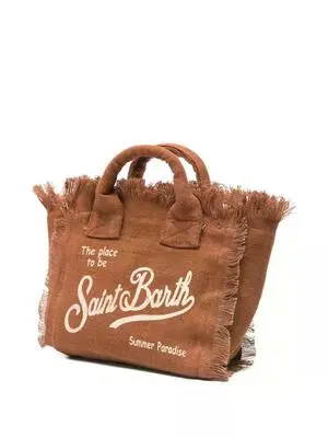 MC2 SAINT BARTH Mini Vanity Frayed Shoulder Bag