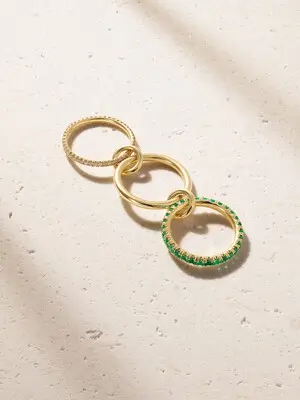 SPINELLI KILCOLLIN Norah Emerald And Diamond Ring - Green