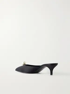 Magda Butrym Satin Pumps - Black