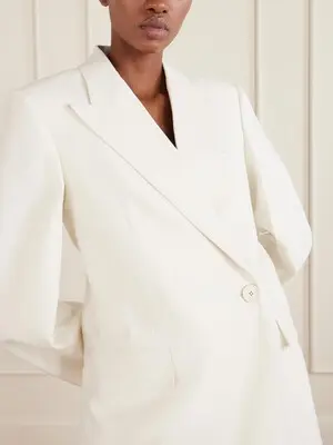 Givenchy Double-breasted Wool And Mohair-blend Cady Blazer