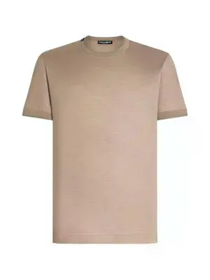 Dolce & Gabbana Short-sleeved Silk T-shirt