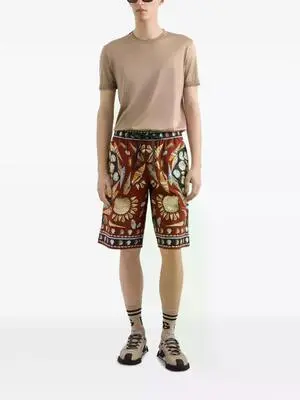 Dolce & Gabbana Short-sleeved Silk T-shirt