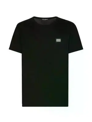 Dolce & Gabbana Cotton T-shirt With Branded Tag