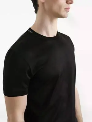 Dolce & Gabbana T-shirt In Melange Jersey - Black