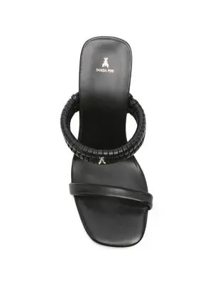 Patrizia Pepe Leather Stiletto Sandals