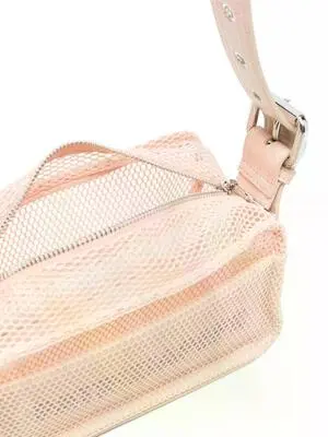 Patrizia Pepe Small Mesh Shoulder Bag - Pink