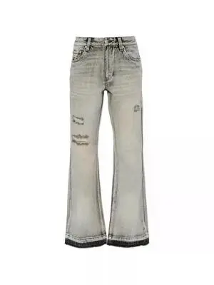 MISBHV Distressed Flared Jeans