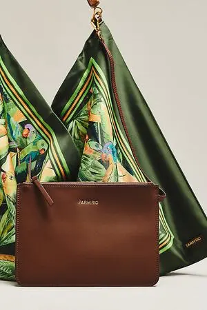 Farm Rio Satin Scarf Medium Bag