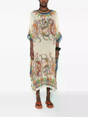 Etro Paisley Printed Kaftan