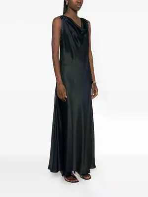 Antonelli Firenze Embellished Cowl-neck Maxi Dress - Black