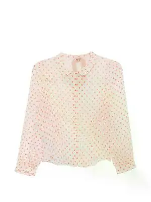 N°21 Polka-dot Sheer Top