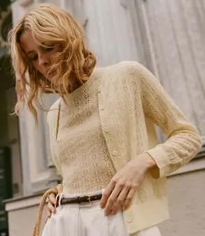 HMD Danae Pointelle Cardigan
