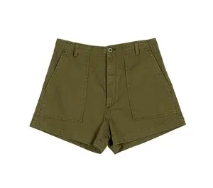 HMD Weslie Stonewashed Cotton Twill Shorts