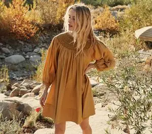 HMD Theda Organic Cotton Poplin Dress