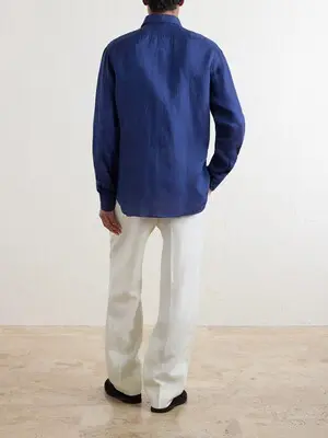 DE PETRILLO Linen Shirt - Blue