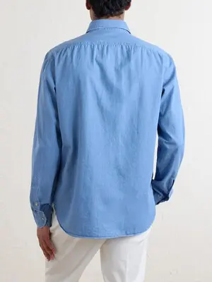 DE PETRILLO Cotton-chambray Shirt