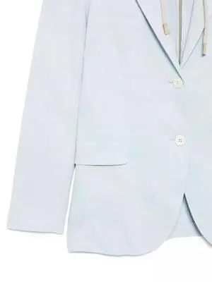Eleventy Hooded Blazer - Blue