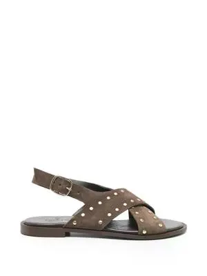 THERA'S Studded Criss-cross Sandals