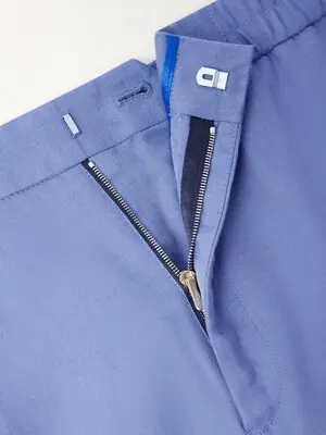 Paul Smith Straight-leg Cotton, Linen And Lyocell-blend Trousers