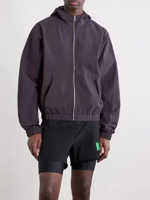 DISTRICT VISION Taslan Logo-appliquéd Nylon Jacket