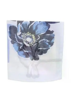 Liu Jo Floral-print Scarf - Blue
